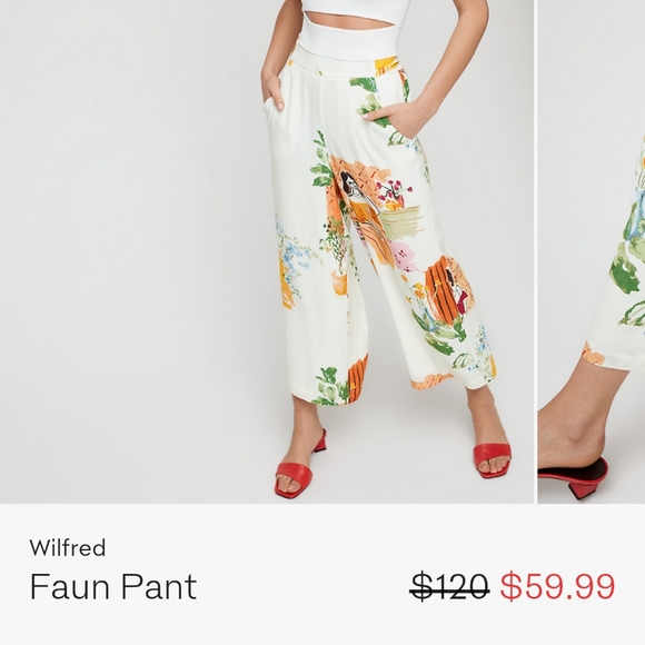 Wilfred | Pants & Jumpsuits | Iso Wilfred Faun Sun Valley Espace Pant In Xs Or S | Poshmark